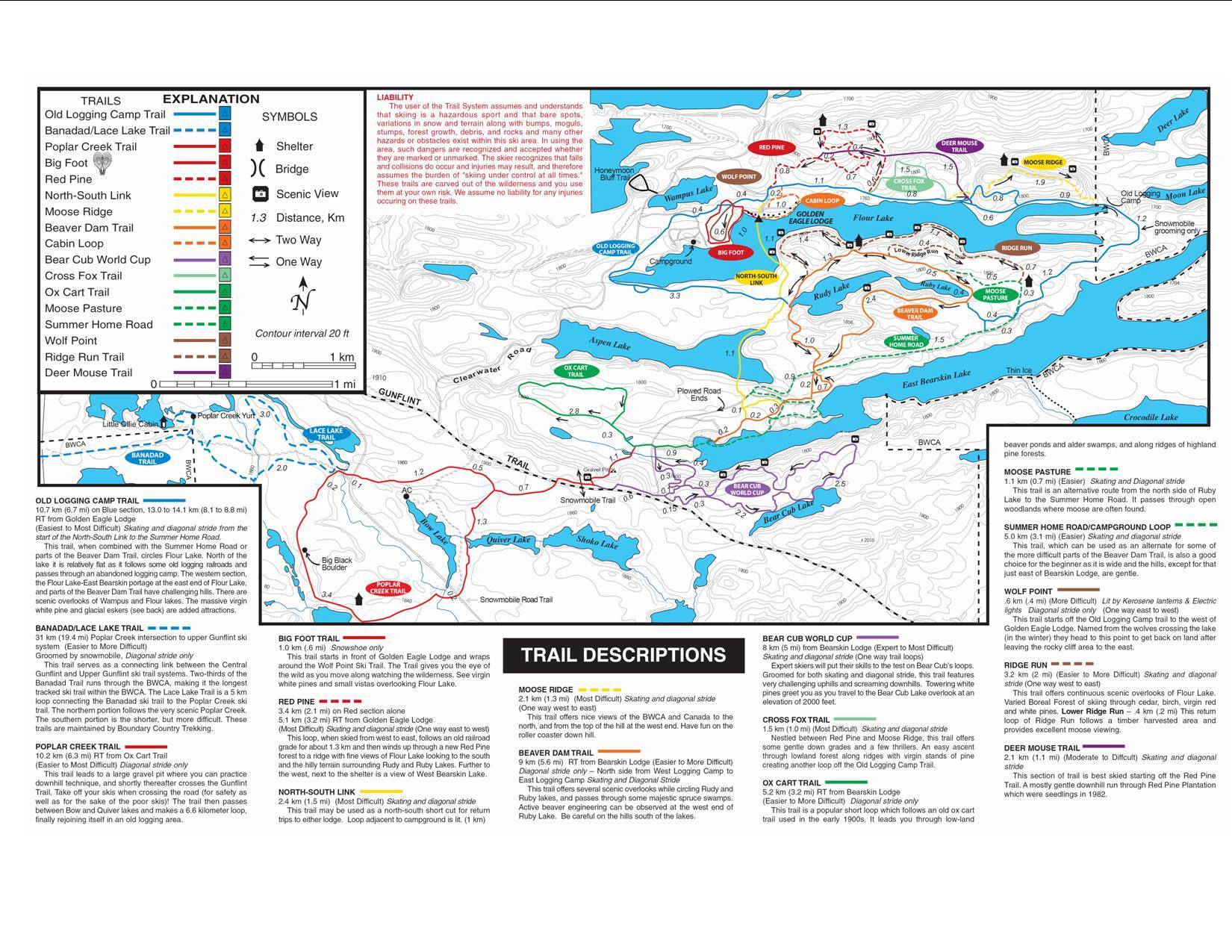 Golden Eagle Lodge - Cross Country Skiing - Gunflint Trail - Grand Marais